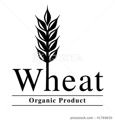 Wheat and letter symbol - Stock Illustration [41769650] - PIXTA