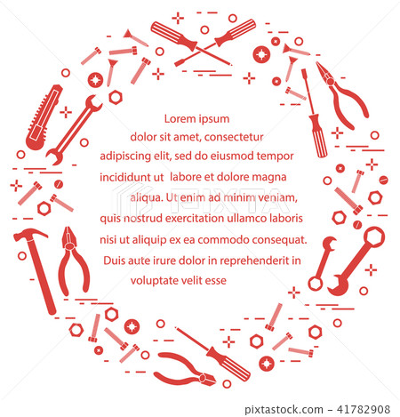 Variety tools for building, construction and home - Stock Illustration ...