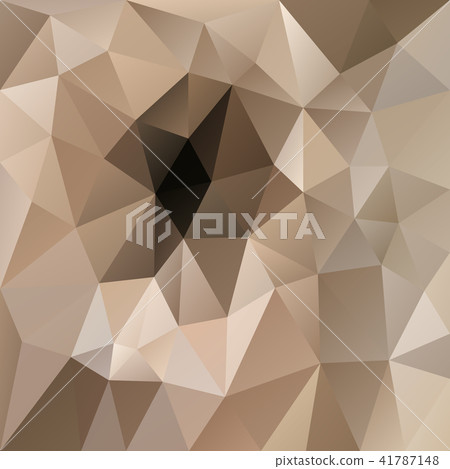 vector polygonal triangle background beige brown - Stock Illustration [41787148] - PIXTA