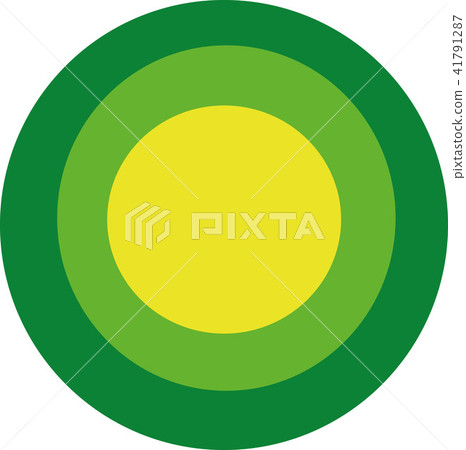 Green circle shapes - Stock Illustration [41791287] - PIXTA