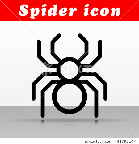 black spider vector icon design - Stock Illustration [41795147] - PIXTA