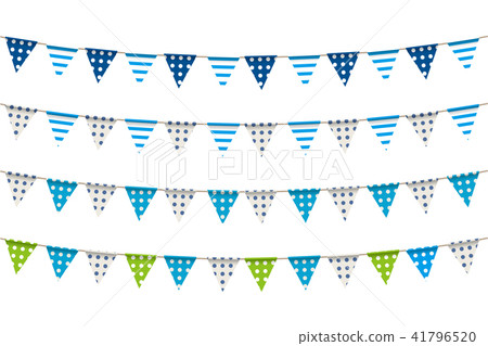 Illustration material: Triangle flag of a cool... - Stock Illustration ...
