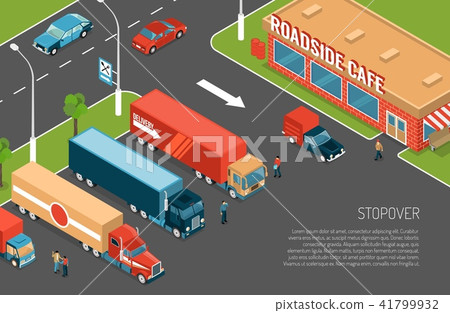 Isometric Delivery Illustration - Stock Illustration [41799932] - PIXTA