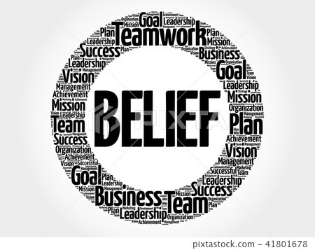 BELIEF word cloud collage - Stock Illustration [41801678] - PIXTA