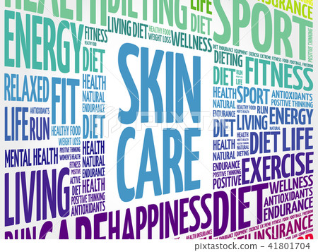 Skin care word cloud collage - Stock Illustration [41801704] - PIXTA