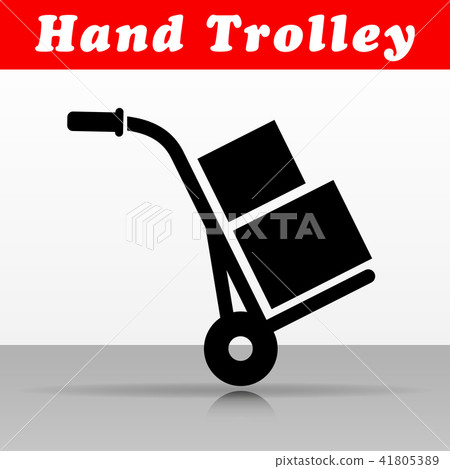 hand trolley vector icon design-插圖素材 [41805389] - PIXTA圖庫