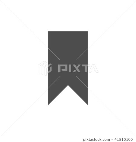 Simple bookmark tag flag - Stock Illustration [41810100] - PIXTA