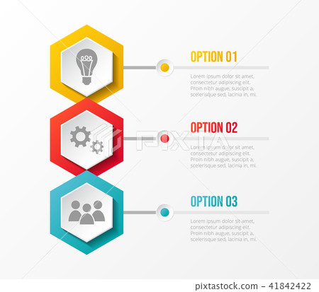 Template of business infographic. Vector. - Stock Illustration ...