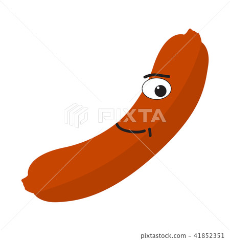 Isolated happy sausage emote - Stock Illustration [41852351] - PIXTA