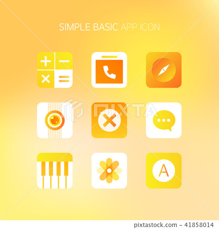 Basic app icon - Stock Illustration [41858014] - PIXTA