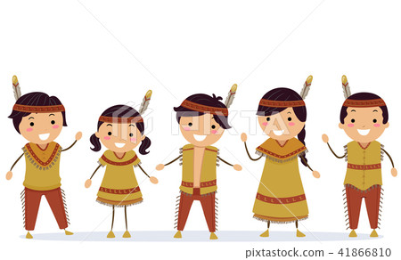 Native Americans For Kids Native American Kids Thanksgiving Clipart
