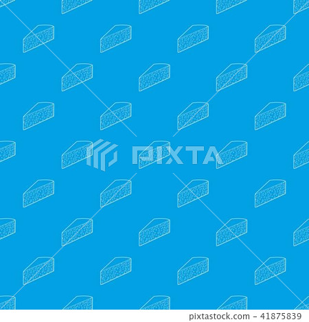 Blue cheese pattern vector seamless blue - Stock Illustration [41875839 ...