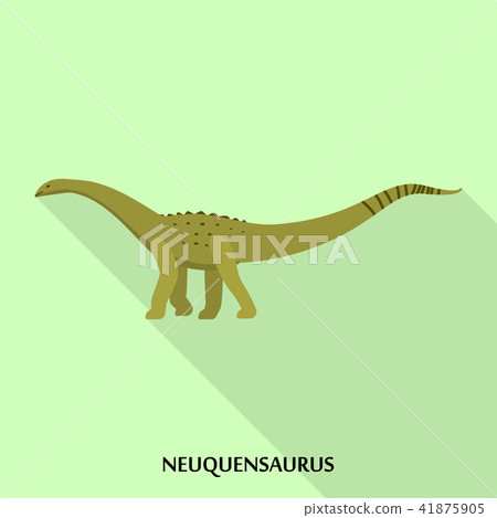 Neuquensaurus icon, flat style - Stock Illustration [41875905] - PIXTA