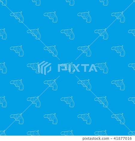 Gun pattern vector seamless blue - Stock Illustration [41877016] - PIXTA