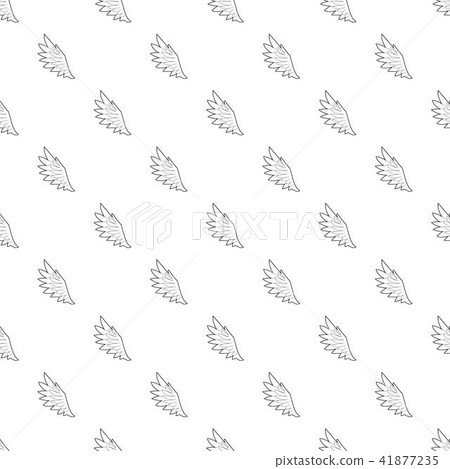 Bird wing pattern vector seamless-插圖素材 [41877235] - PIXTA圖庫