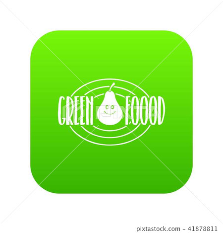 Green food icon green vector - Stock Illustration [41878811] - PIXTA