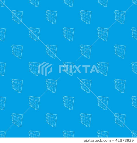 Studio insulation pattern vector seamless blue-插圖素材 [41878929] - PIXTA圖庫