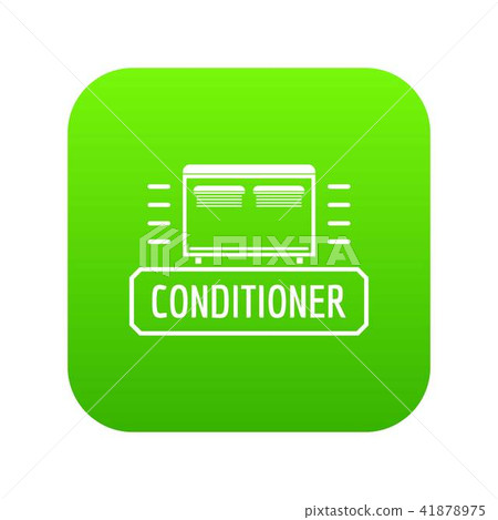 Conditioner icon green vector - Stock Illustration [41878975] - PIXTA
