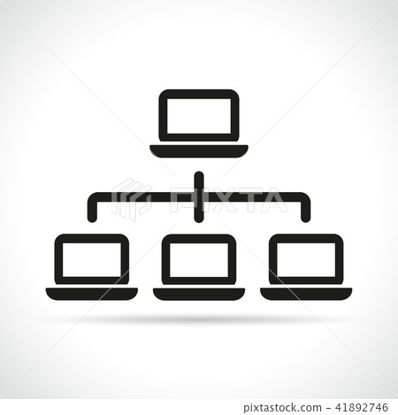 network icon on white background-插圖素材 [41892746] - PIXTA圖庫