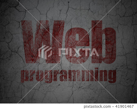 Web design concept: Web Programming on grunge... - Stock Illustration ...