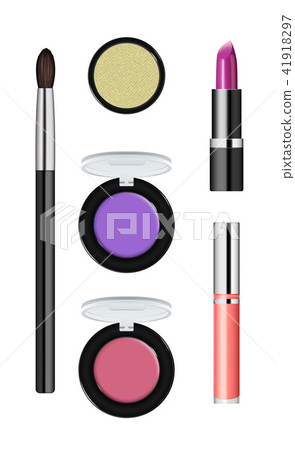 Realistic makeup cosmetics set - Stock Illustration [41918297] - PIXTA