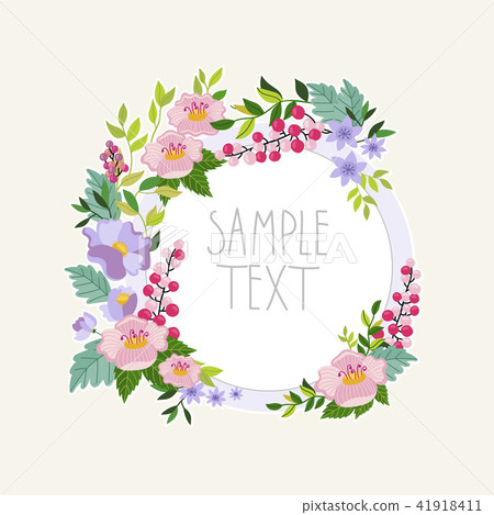 Bitmap flowers collection - Stock Illustration [41918411] - PIXTA