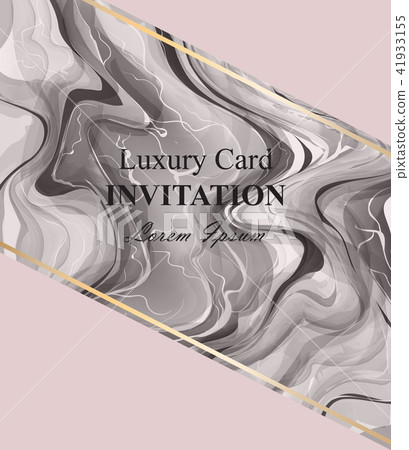 Marble texture card Vector Beautiful stone pattern - Stock Illustration ...