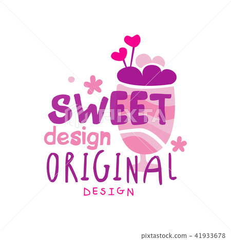 Sweet logo original design, label for... - Stock Illustration [41933678 ...