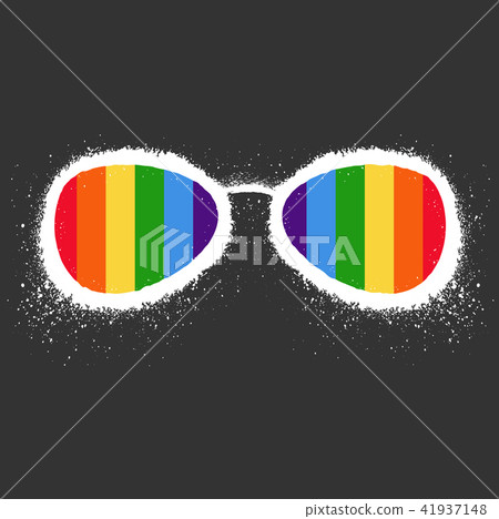 LGBT rights symbol. Gay parade sign - Stock Illustration [41937148] - PIXTA