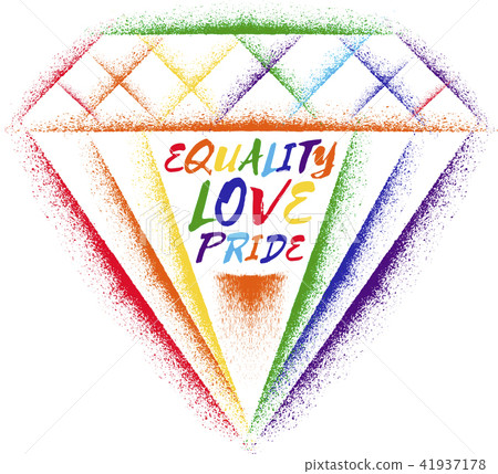 LGBT rights symbol. Gay parade sign - Stock Illustration [41937178] - PIXTA