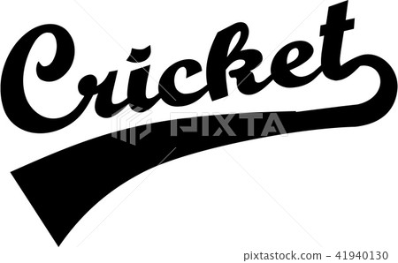 Cricket Word - Stock Illustration [41940130] - PIXTA