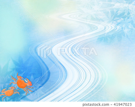 Japanese style - Background - Washi - Autumn... - Stock Illustration ...