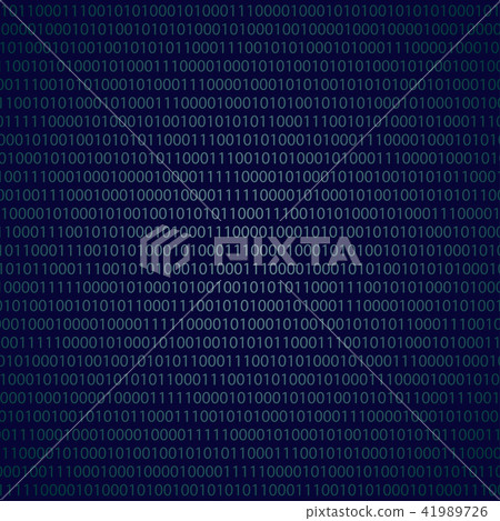 Abstract binary code background , Vector - Stock Illustration [41989726 ...