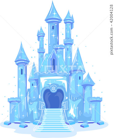 Ice Castle Illustration - Stock Illustration [42004128] - PIXTA