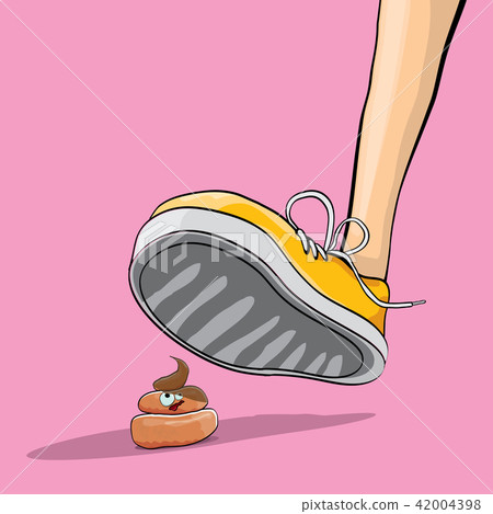step on poo cartoon comic business situation.... - Stock Illustration ...