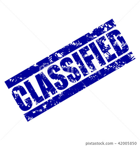 Classified rubber stamp - Stock Illustration [42005850] - PIXTA