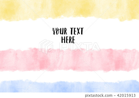 Abstract watercolor striped background - Stock Illustration [42015913 ...