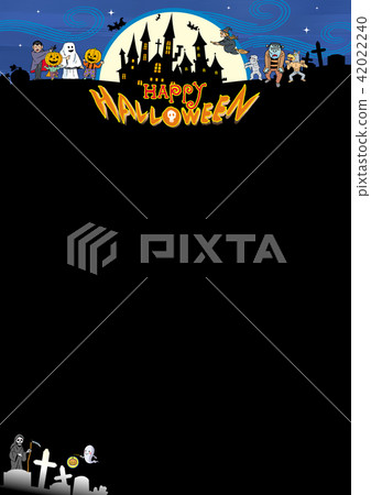Halloween background material - Stock Illustration [42022240] - PIXTA