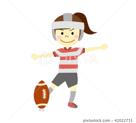 Rugby girls - Stock Illustration [42022731] - PIXTA