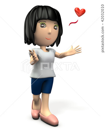 Cute character to introduce yourself - Stock Illustration [42032010 ...