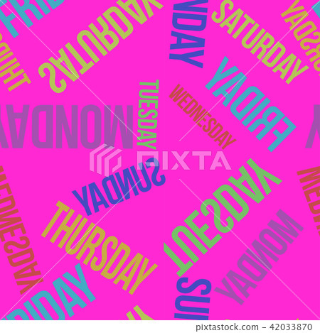 Bright pink vector seamless pattern - Stock Illustration [42033870] - PIXTA