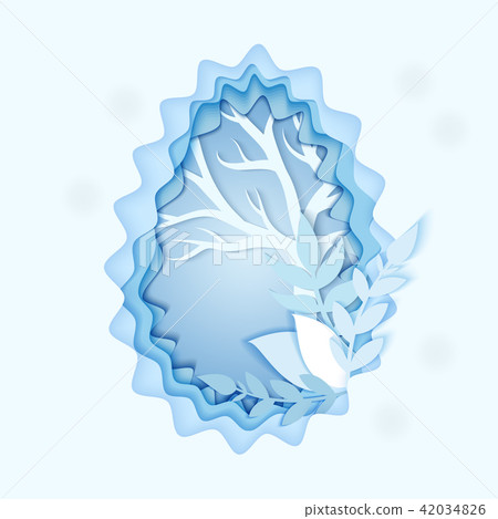 Happy Easter. Seasons Greetings. Paper art carve - Stock Illustration ...