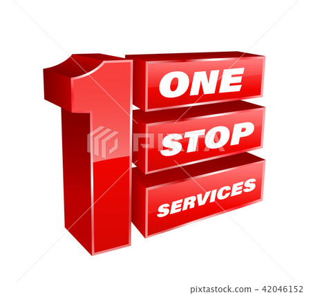 1 Stop services banner - Stock Illustration [42046152] - PIXTA