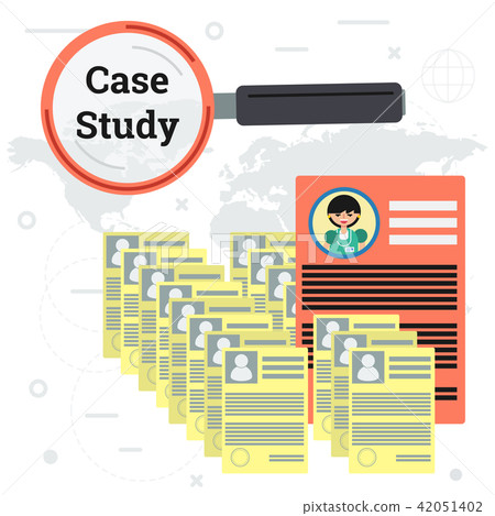 Resume - case study concept - Stock Illustration [42051402] - PIXTA