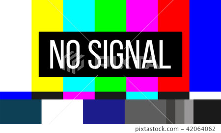 Creative vector illustration of no signal TV... - Stock Illustration ...