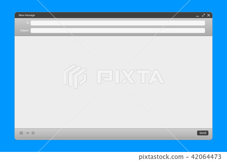 Creative vector illustration of email message... - Stock Illustration ...