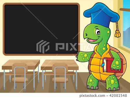 Turtle teacher theme image 2 - Stock Illustration [42081548] - PIXTA