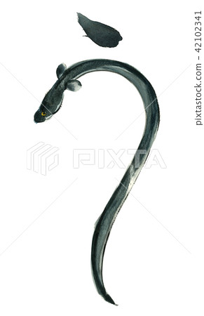 Eel character - Stock Illustration [42102341] - PIXTA