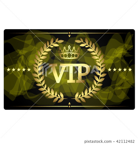 Gold VIP card design - Stock Illustration [42112482] - PIXTA