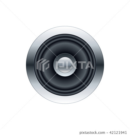 Subwoofer speaker, vector illustration - Stock Illustration [42121941 ...